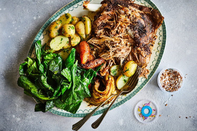 Cornish Sea Salt Really Garlicky and Spice Rubbed Slow Cooked Lamb Sho ...